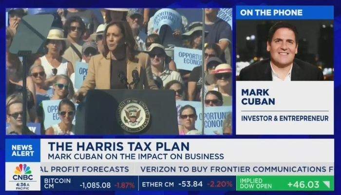 WATCH: Shark Tank Star's Foolish Claims about So-Called Centrist Kamala